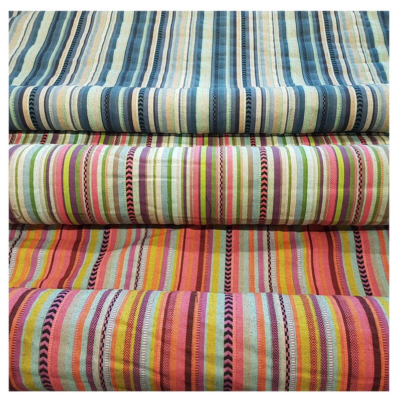 Inca mexican multi pattern woven fabric etnic woven | Etsy