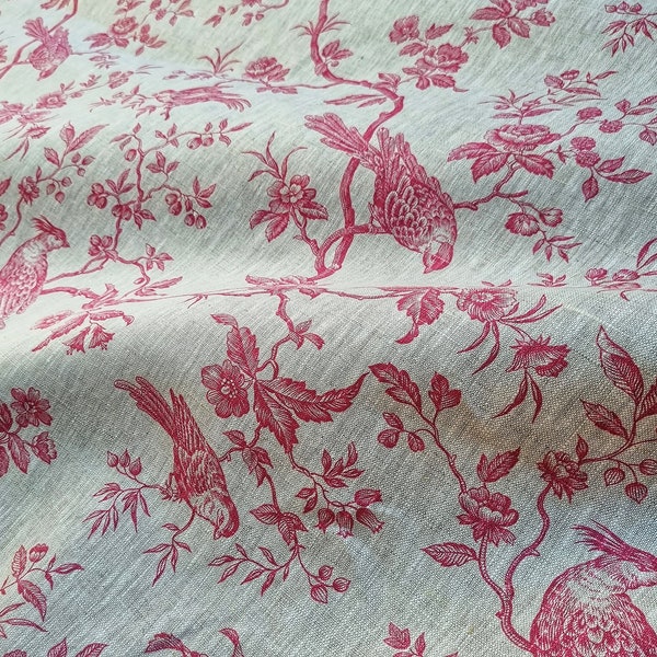 Bird Toile - Etsy