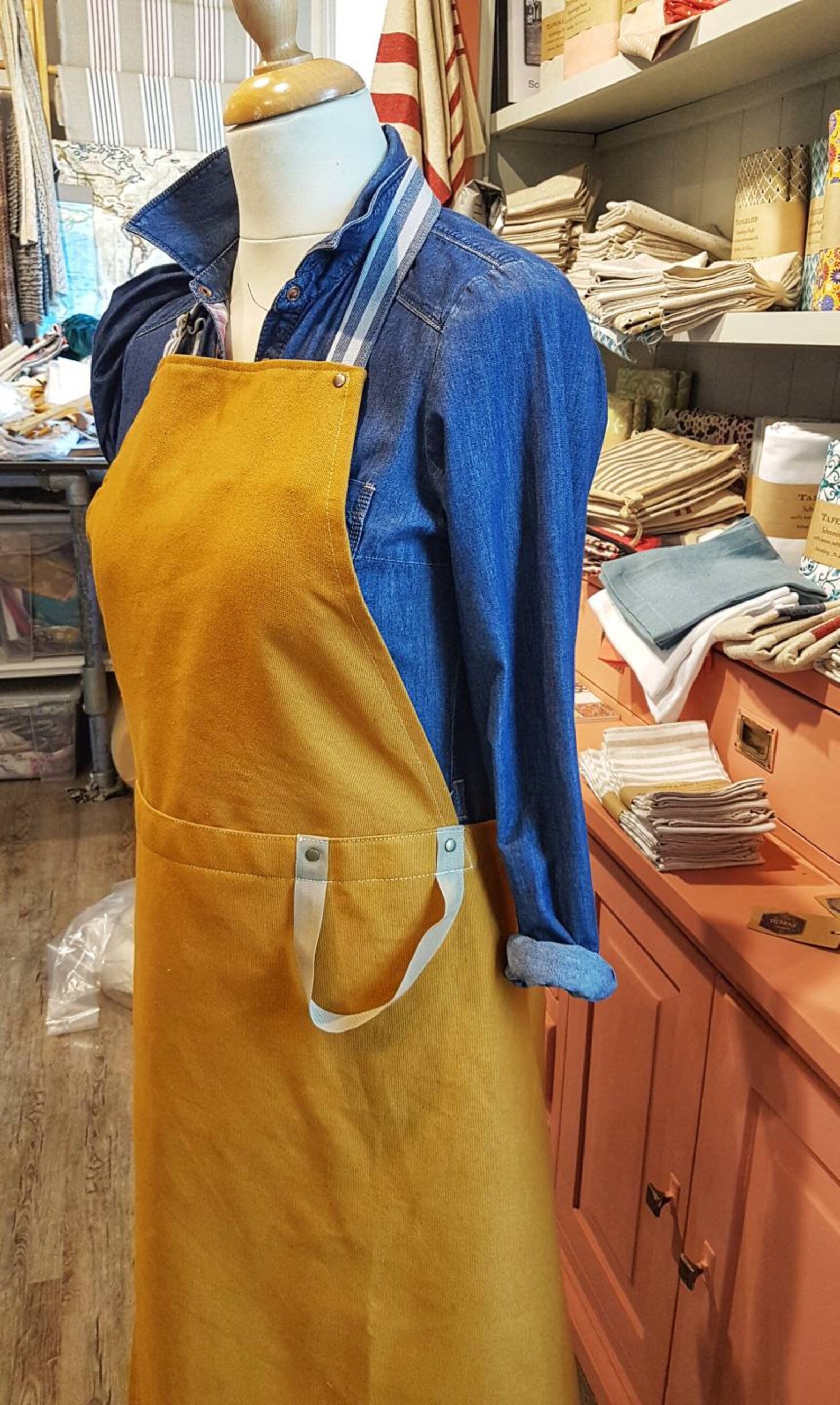 Potters Apron Pottery Apron Canvas Splitleg Apron - Etsy