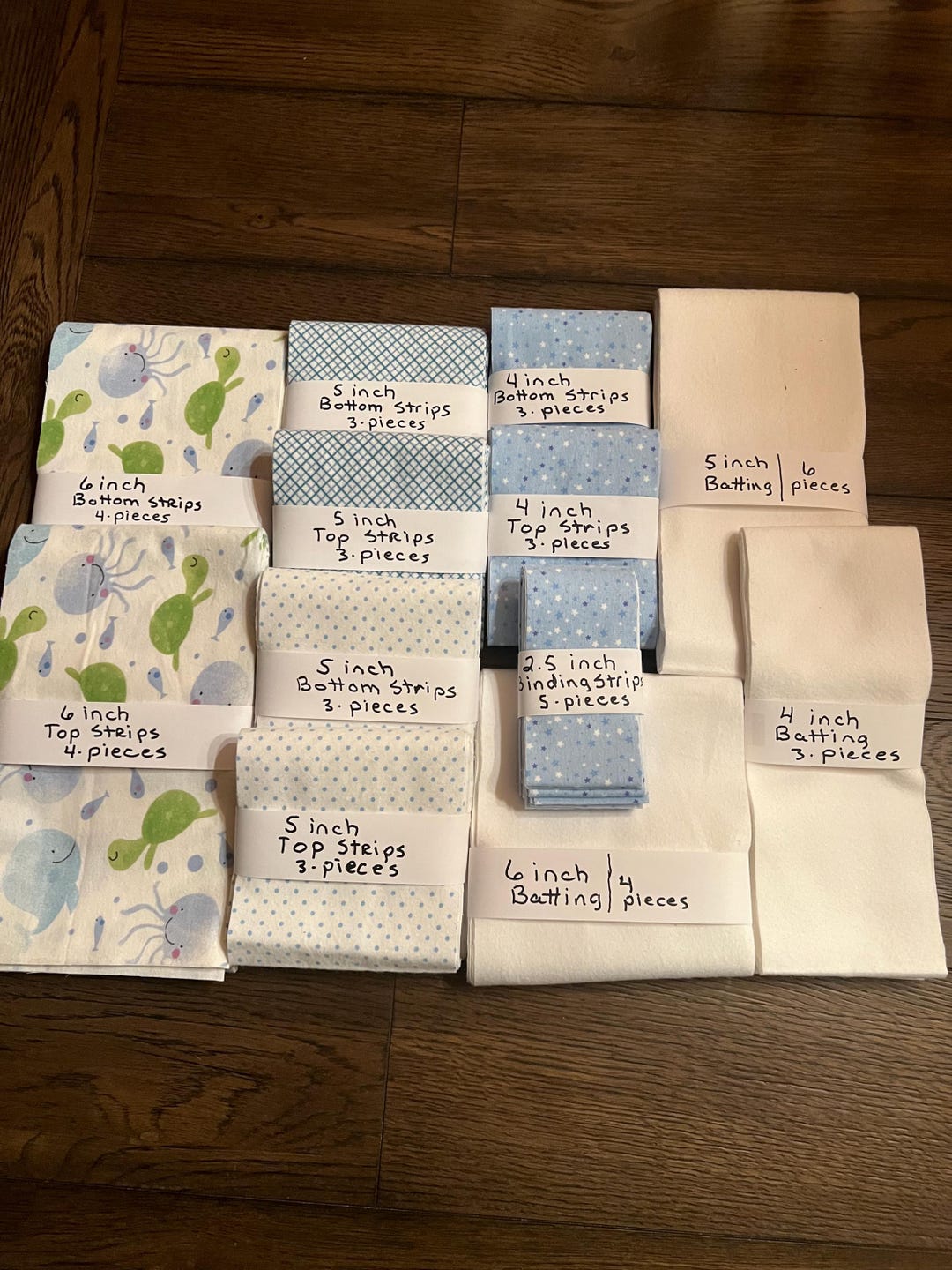 Silly Sea Life!!! Flannel Strip Rag Quilt Kit - Etsy