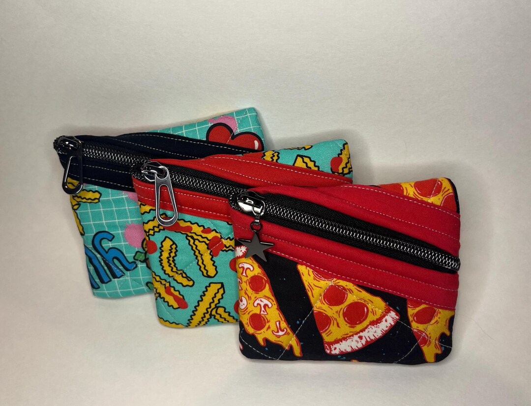 Food Print Coin Purse, Fries Card Holder - Etsy