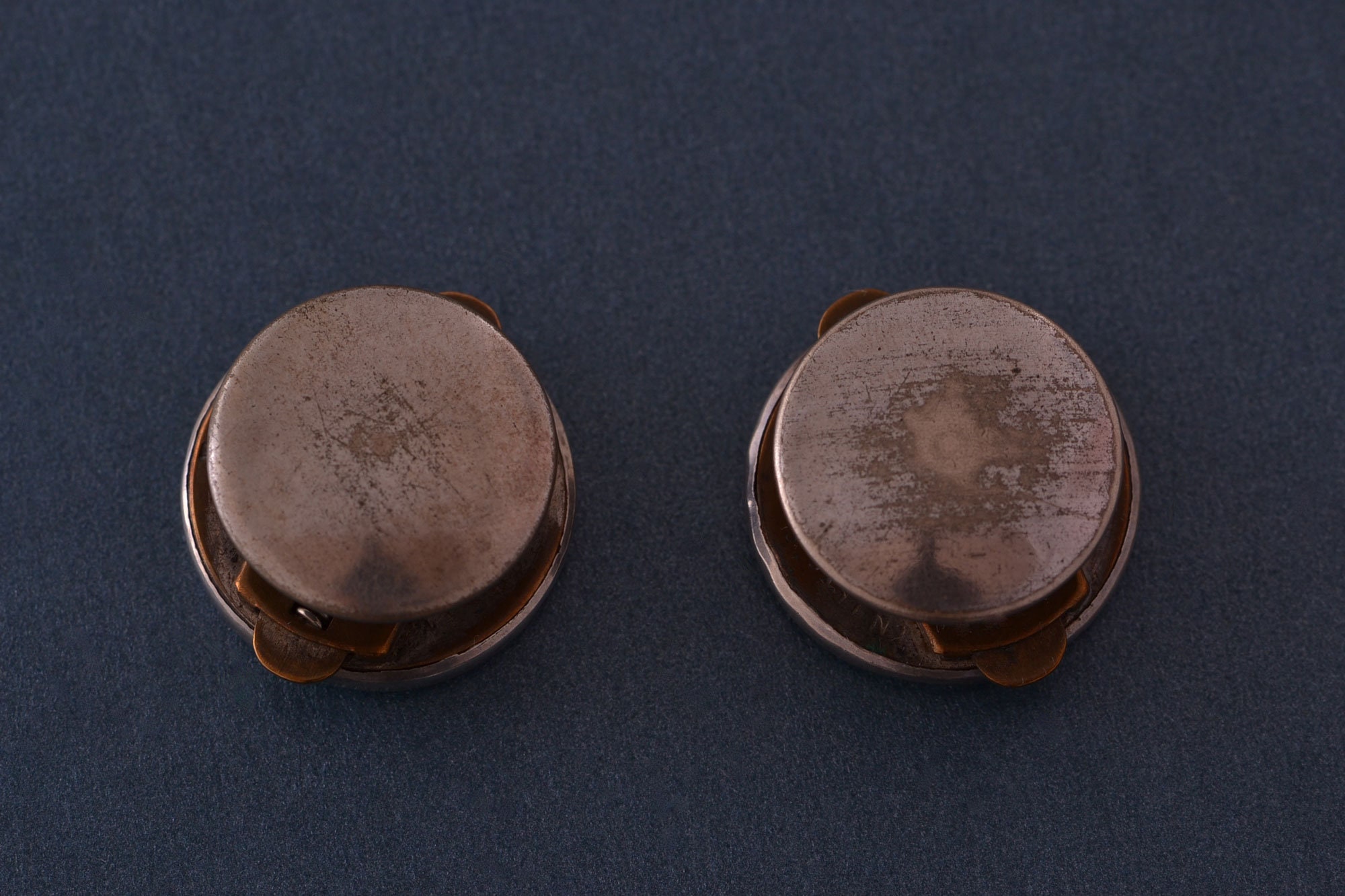 Silver-fronted Victorian Mechanical Spring-back Shirt Button - Etsy