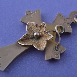 9ct Rose Gold Victorian Cross With Ivy Leaf (931s11) - Etsy