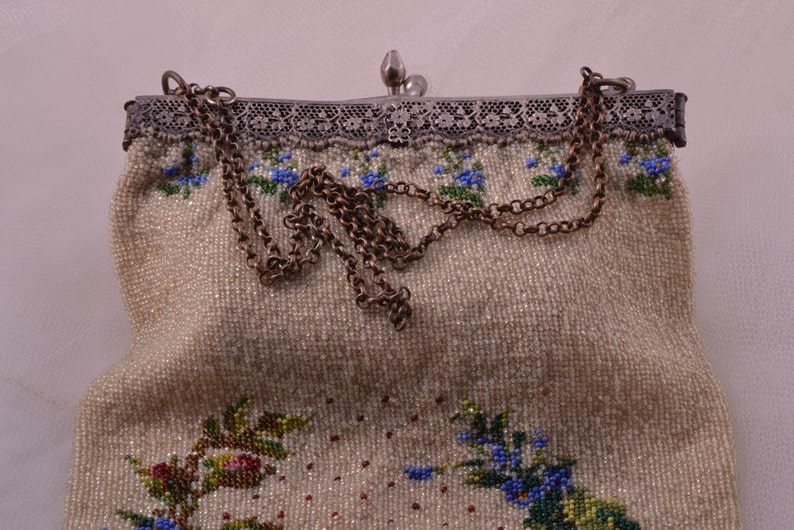 Beaded Victorian Purse / Handbag (908y59) - Etsy