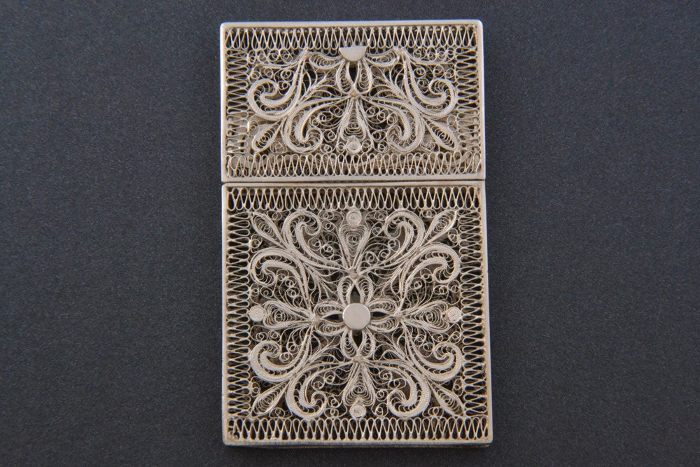 Silver Vintage Calling Card Case (941c) - Etsy