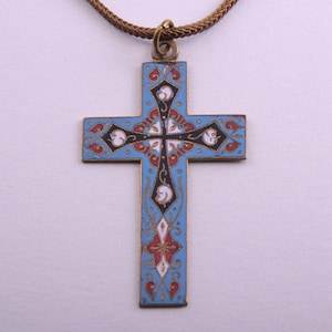 Enamel Vintage Cross (881w) - Etsy