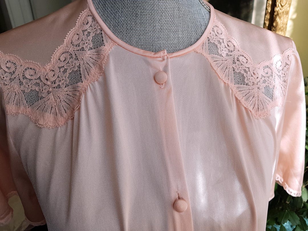 FABULOUS 1950s Beautiful PINK Bed Jacket, Day Jacket, Lounging Jacket ...