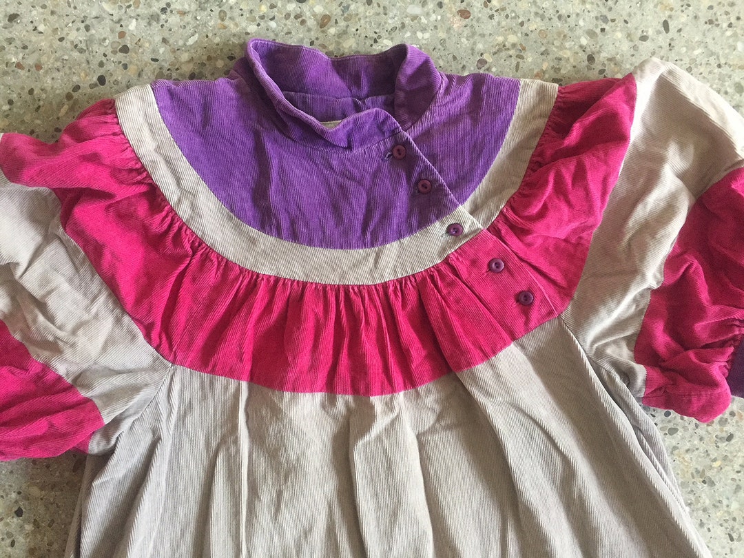 Corduroy Dress Multicolor - Etsy
