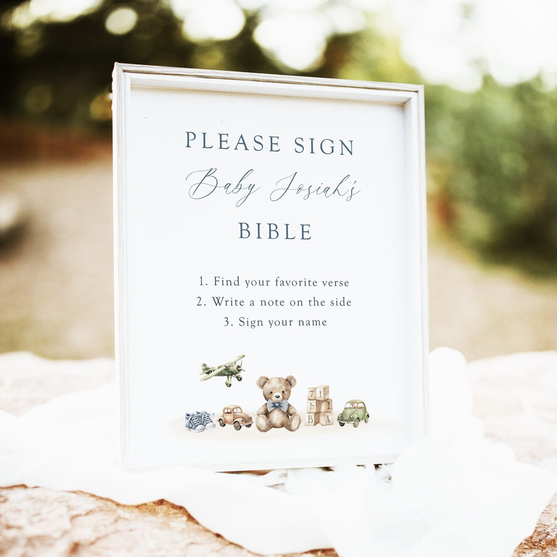 Bible Verse Baby Shower Favors