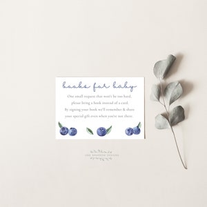 Berry Sweet Baby Blueberry Invitation Set Bundle With Books for Baby ...