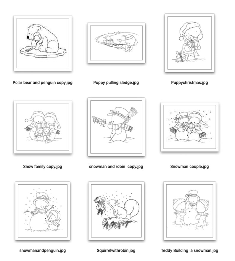 50 Ultimate Christmas Bundle Digital Stamps Card Making - Etsy