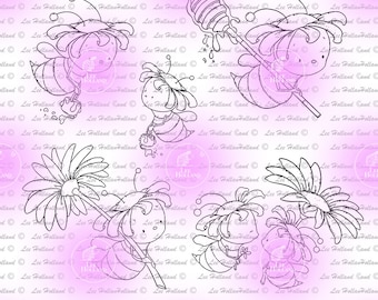 Cute Baby Bee Digi Stamp, Digital Stamps, Card Making, Scrap Booking ...