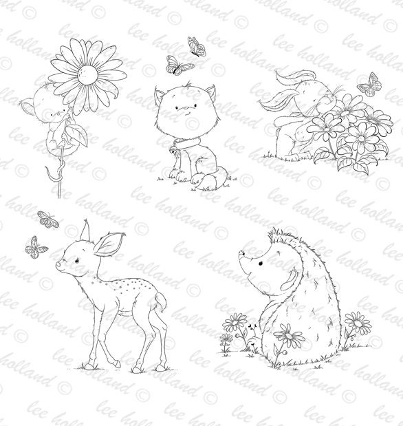 12 Summer Digital Bundle Digital Stamps Digi Cute Card - Etsy