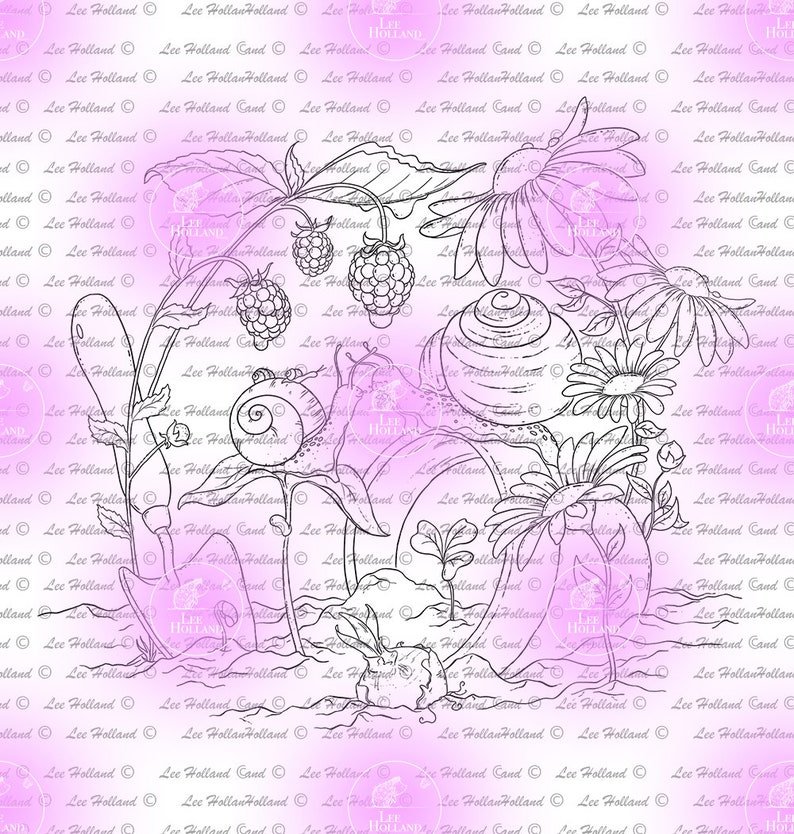 Snail Scene Grand Gardens - Etsy