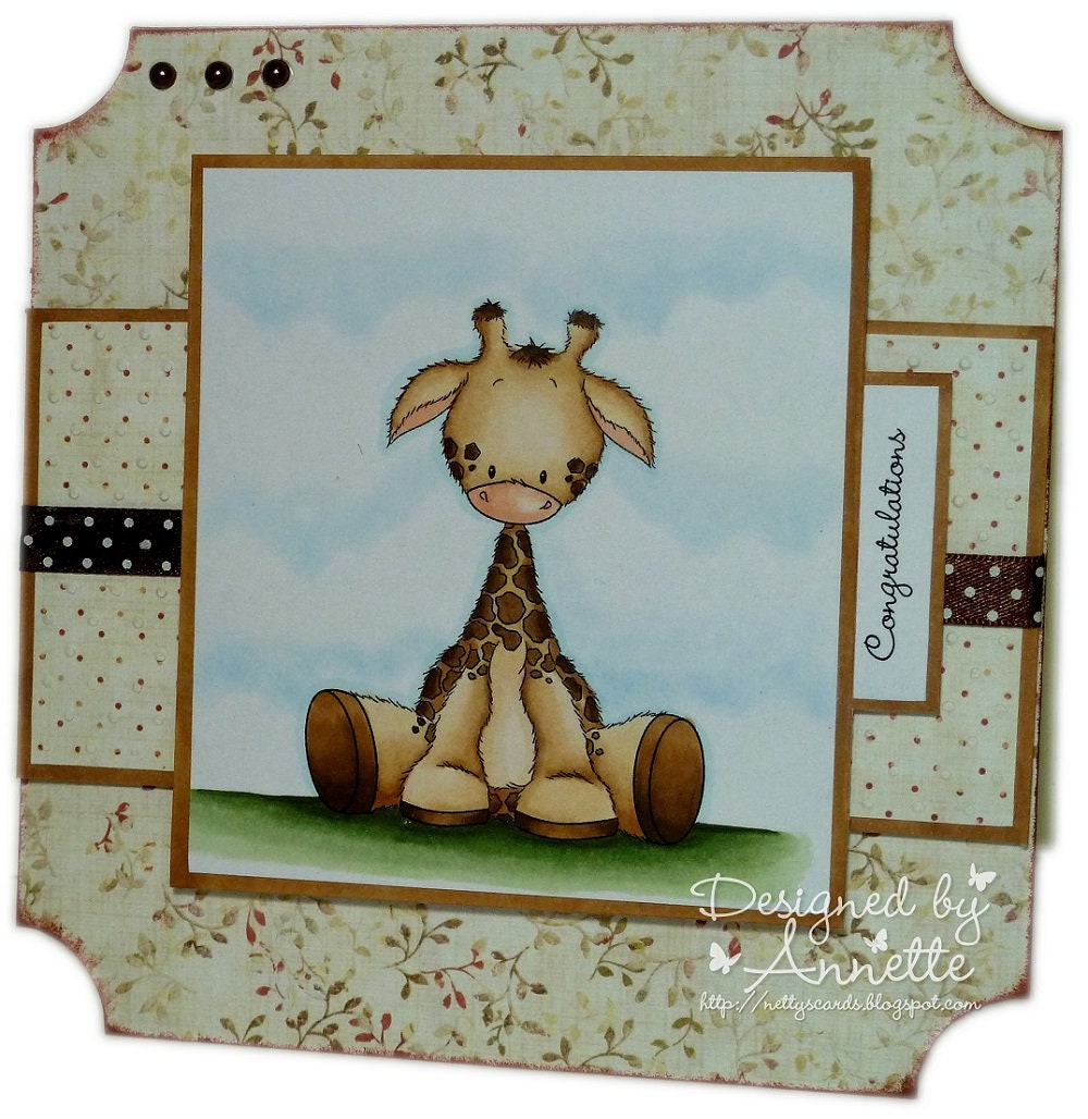 Digital Stamp, Baby Giraffe - Etsy