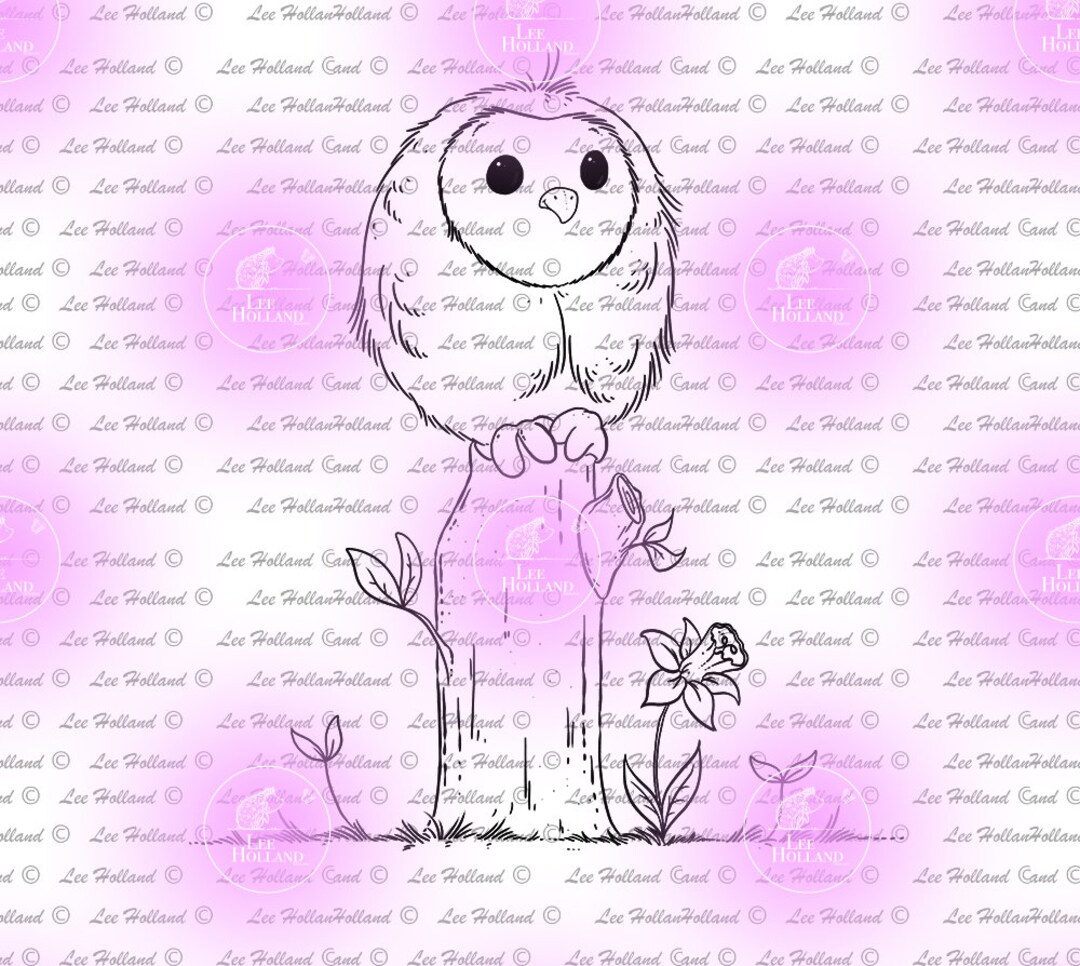Little Owl, Digital Stamp, Card Making, Digi - Etsy