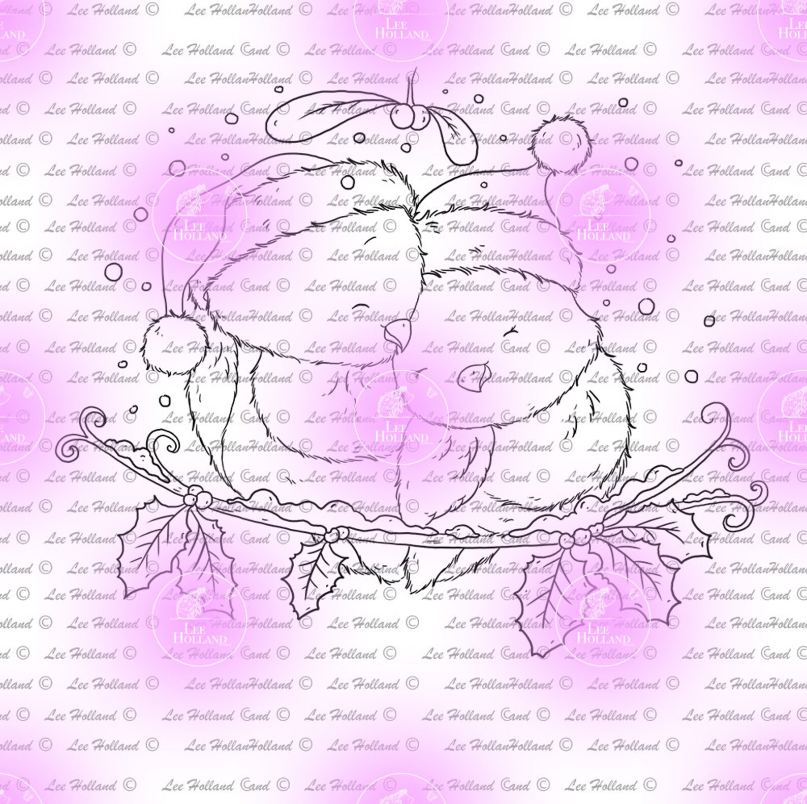 Digital Stamps, Christmas Love Birds, Digi, Christmas Stamps, Card ...