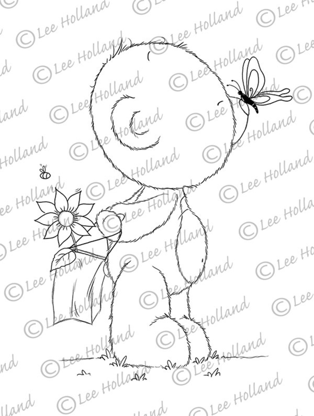 Teddy With Butterfly - Etsy