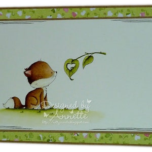 Digital Stamp, Cute Fox, Card Making, Digi - Etsy