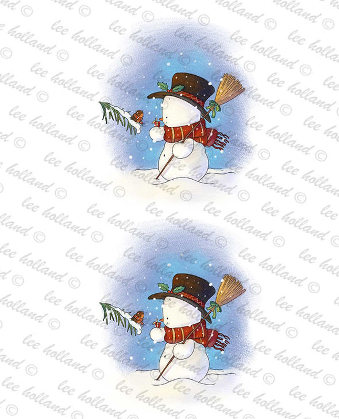 Printable Snowman Printable Art - Etsy