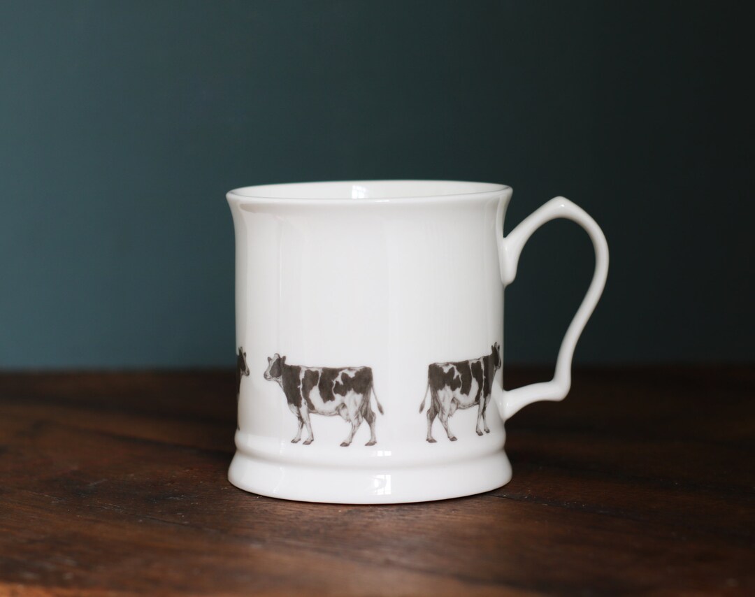 Moo Cow Fine Bone China Tankard - Etsy