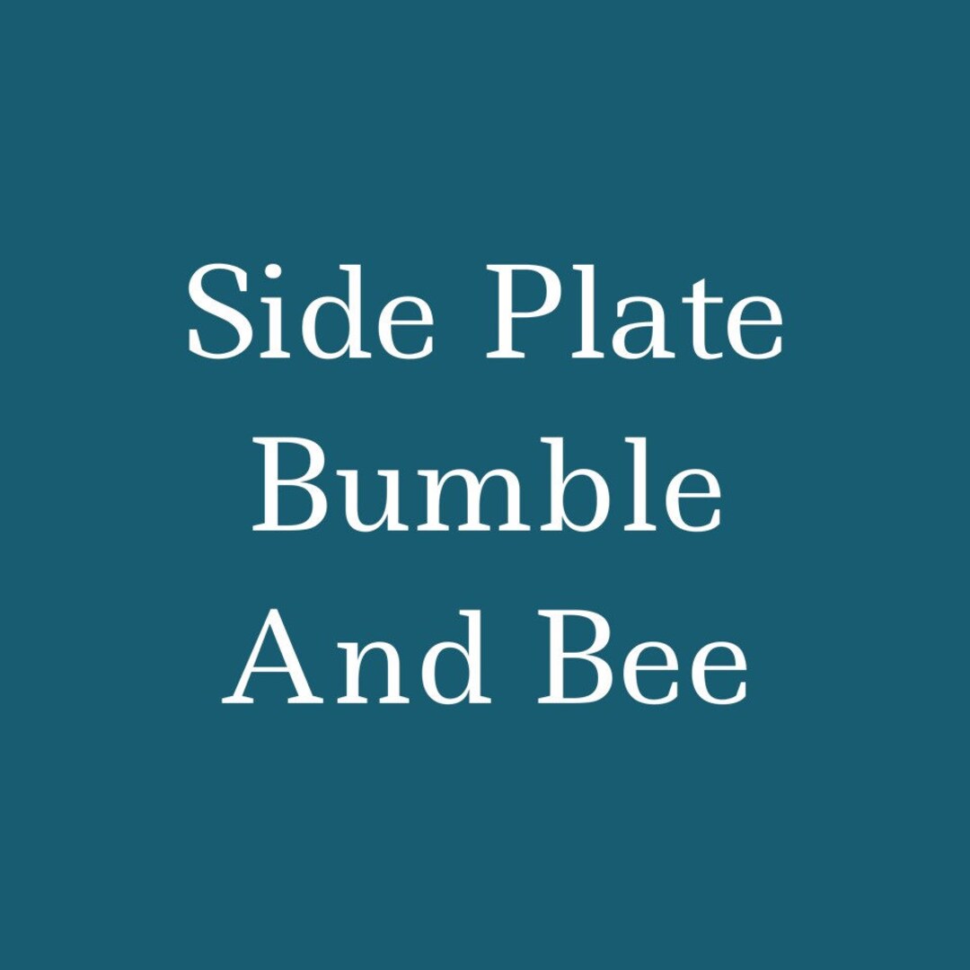 Bumble & Bee Fine Bone China Side Plate - Etsy