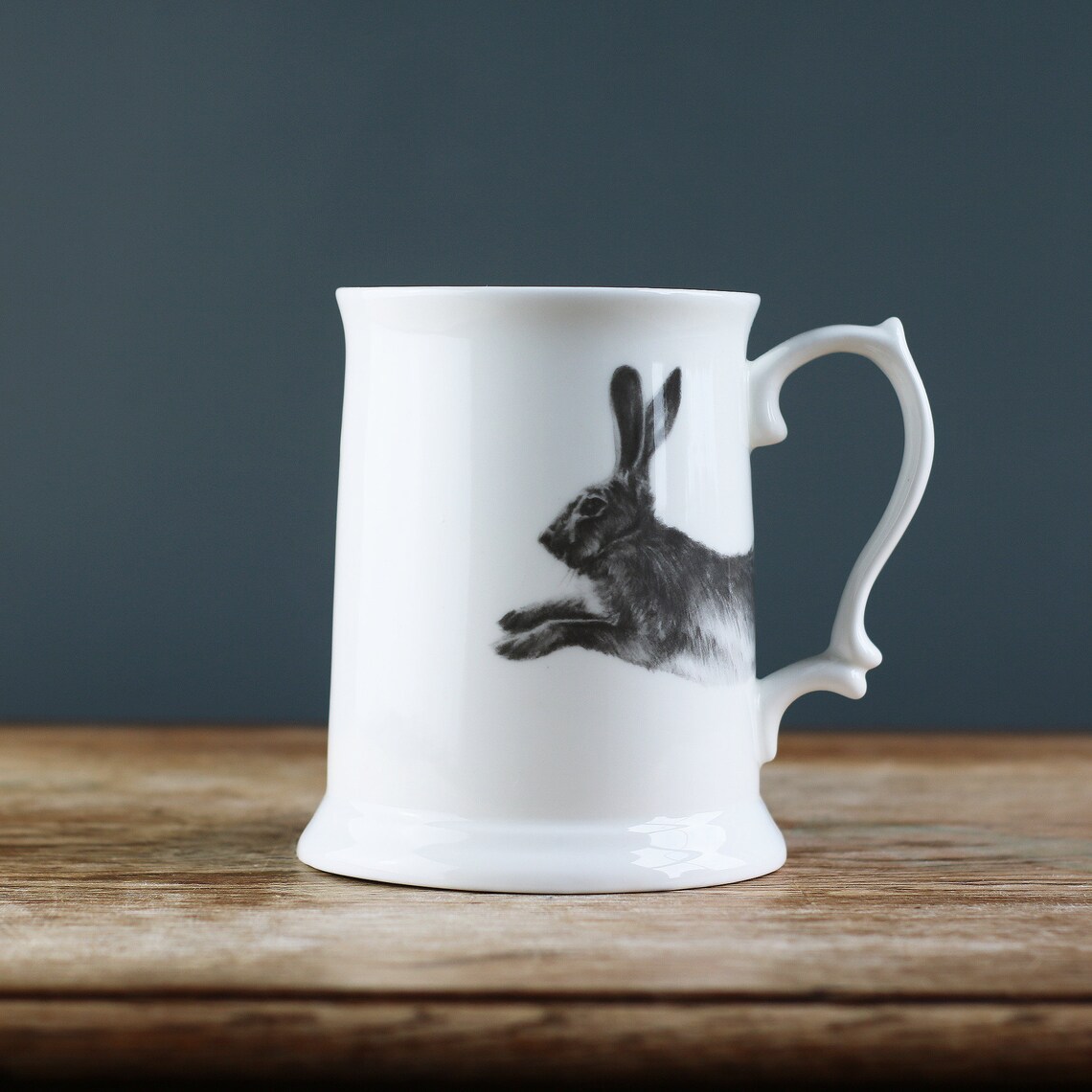 Running Hare Fine Bone China Pint Tankard - Etsy