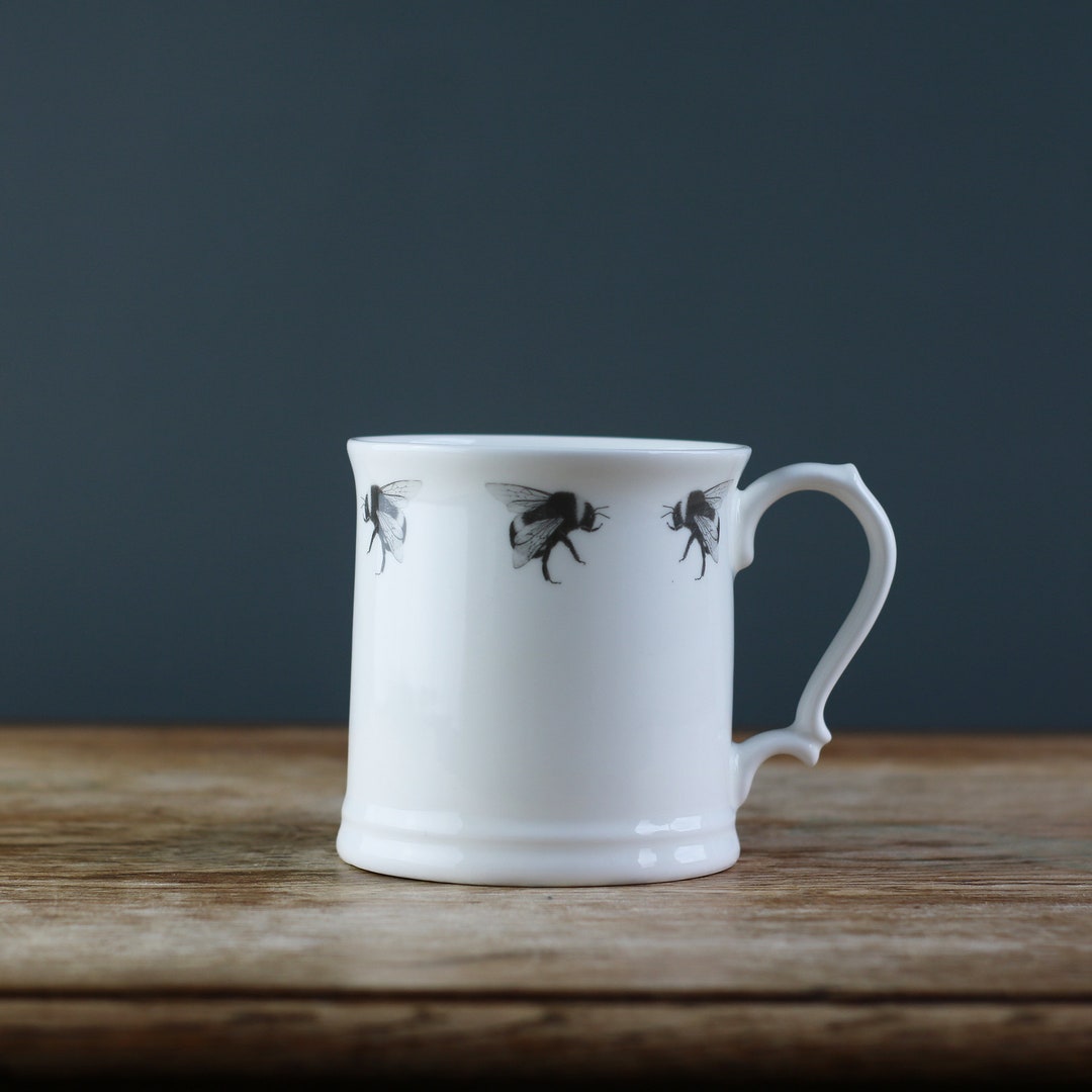 Bumble & Bee Fine Bone China Tankard - Etsy