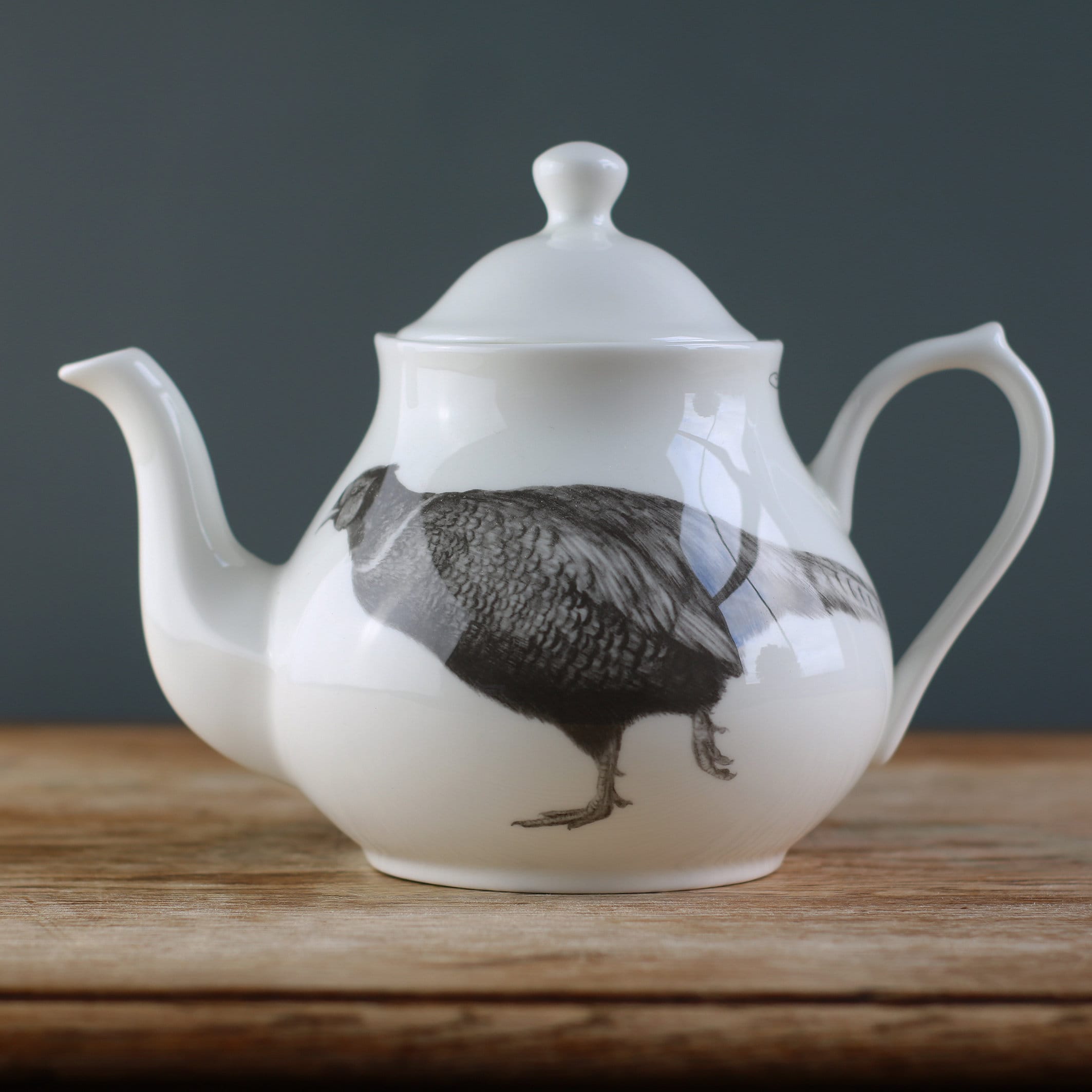 Pleasant Pheasant Fine Bone China Teapot - Etsy