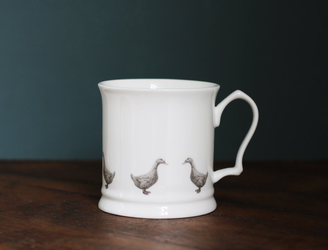 Plump Duck Fine Bone China Tankard - Etsy