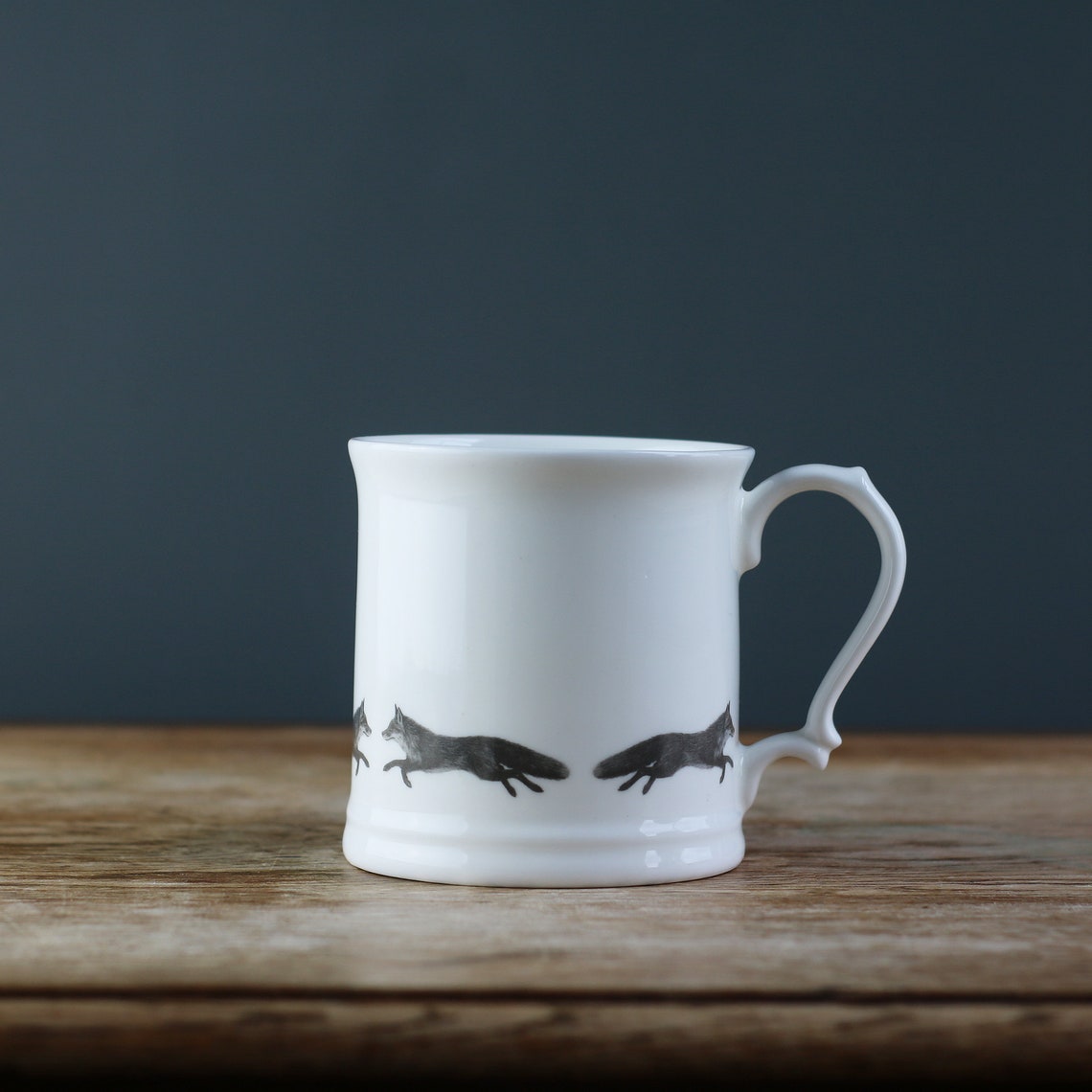 The Smart Fox Fine Bone China Tankard - Etsy