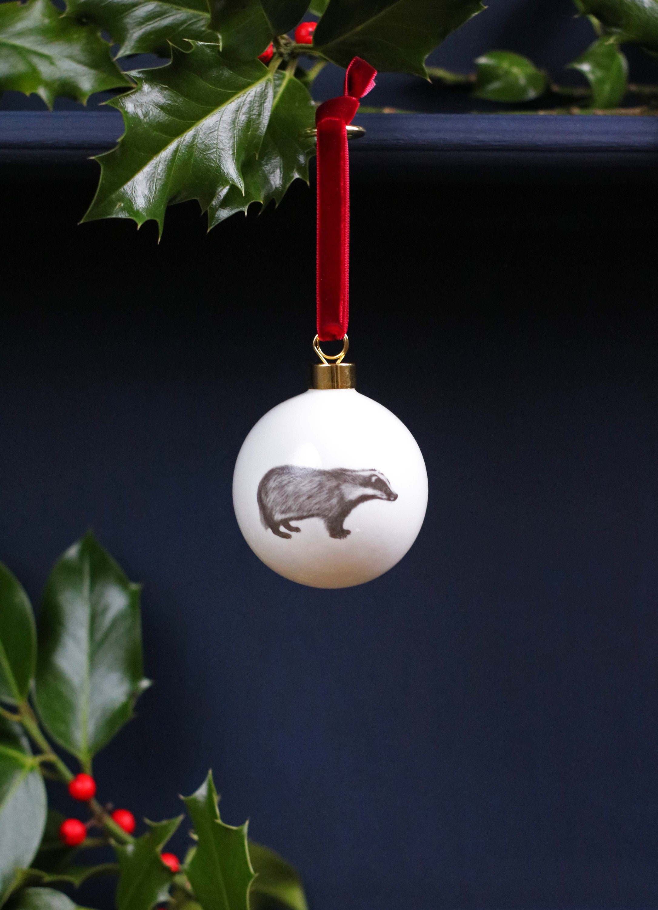 Fine Bone China Bauble - Etsy