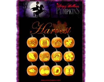 Wizard Pumpkin Carving Patterns Printable PDF | Etsy