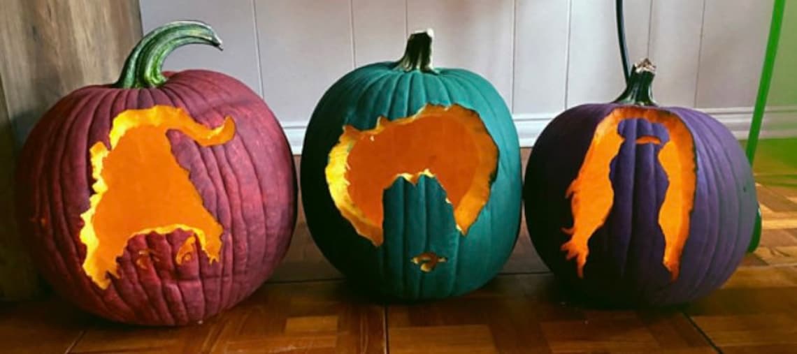 Hocus Pocus Pumpkin Carving Patterns - Printable PDF - Etsy