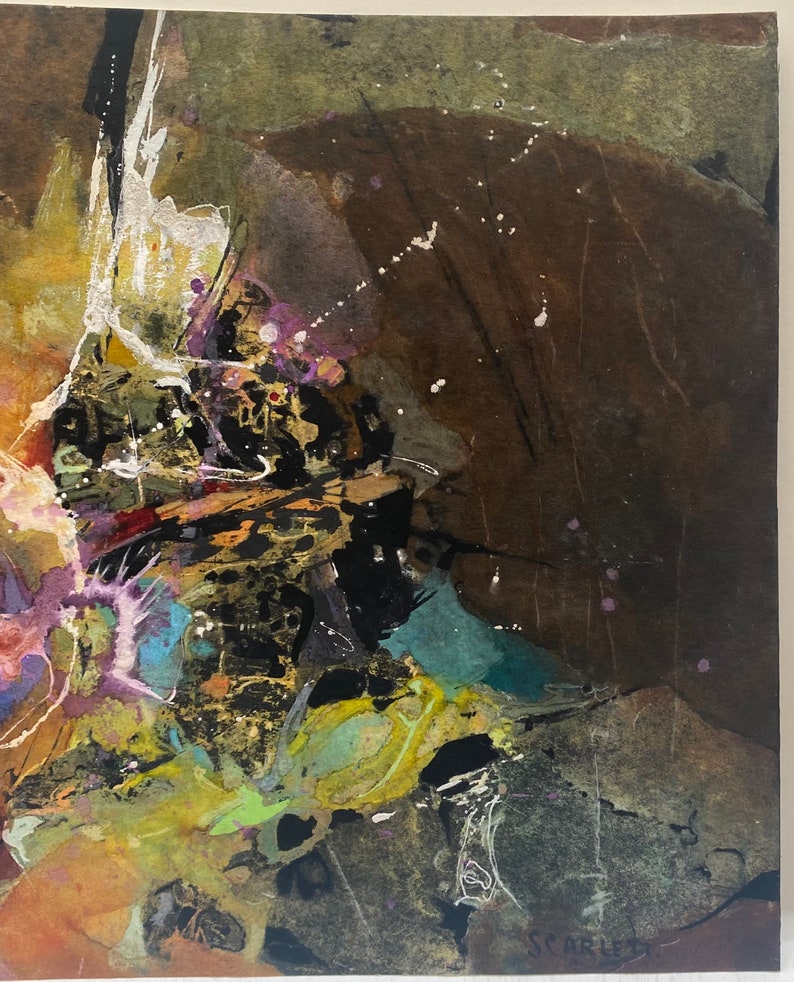 Rolph Scarlett 1889-1984 NY Abstract Watercolor Painting - Etsy