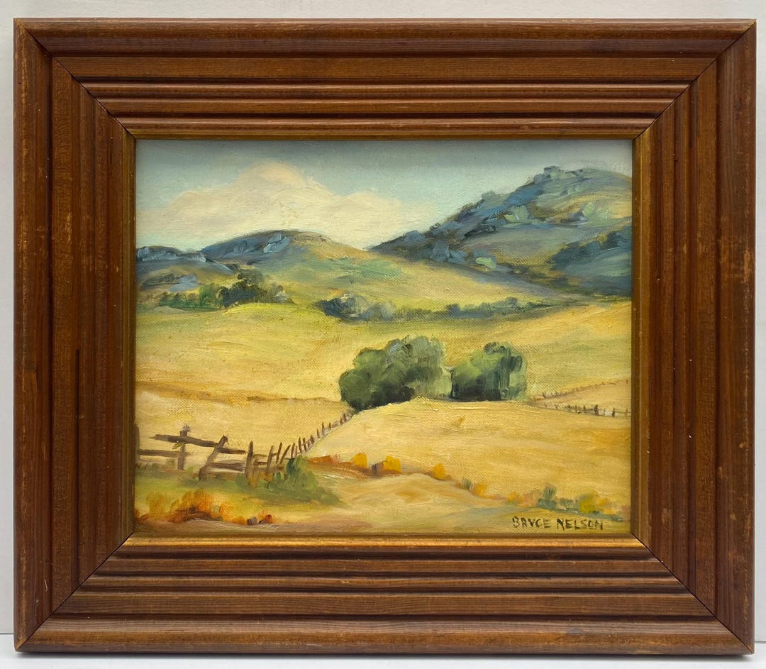 Bruce Nelson (1888-1971) Oil Painting California Landscape - Etsy