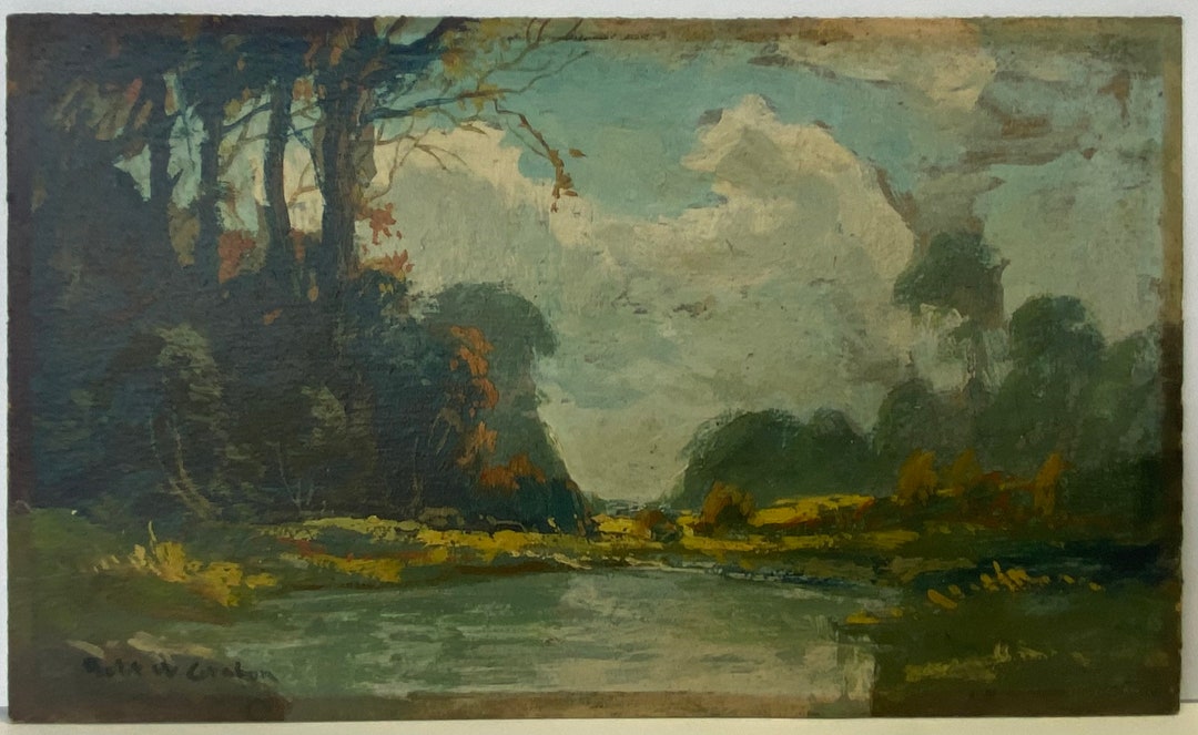 Robert Wadsworth Grafton 1876 1936 Indiana Landscape Oil Painting - Etsy
