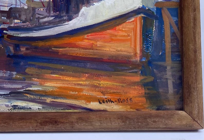 Harry Leith-ross (1886-1973) Harbor Watercolor Painting - Etsy