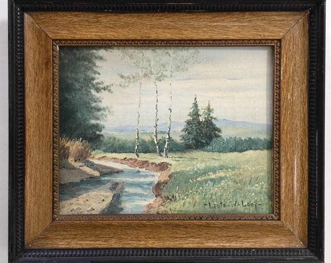 Leota Loop (1893-1961) Oil Painting Indiana Landscape - Etsy