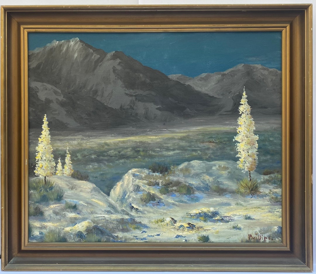 Bert Geer Phillips 1868-1956 Desert Landscape Oil Painting - Etsy
