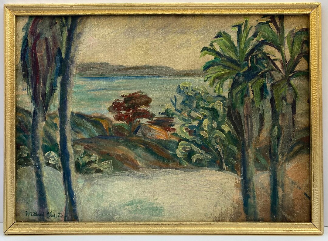Millard Sheets 1907-1989 Landscape Oil Painting - Etsy