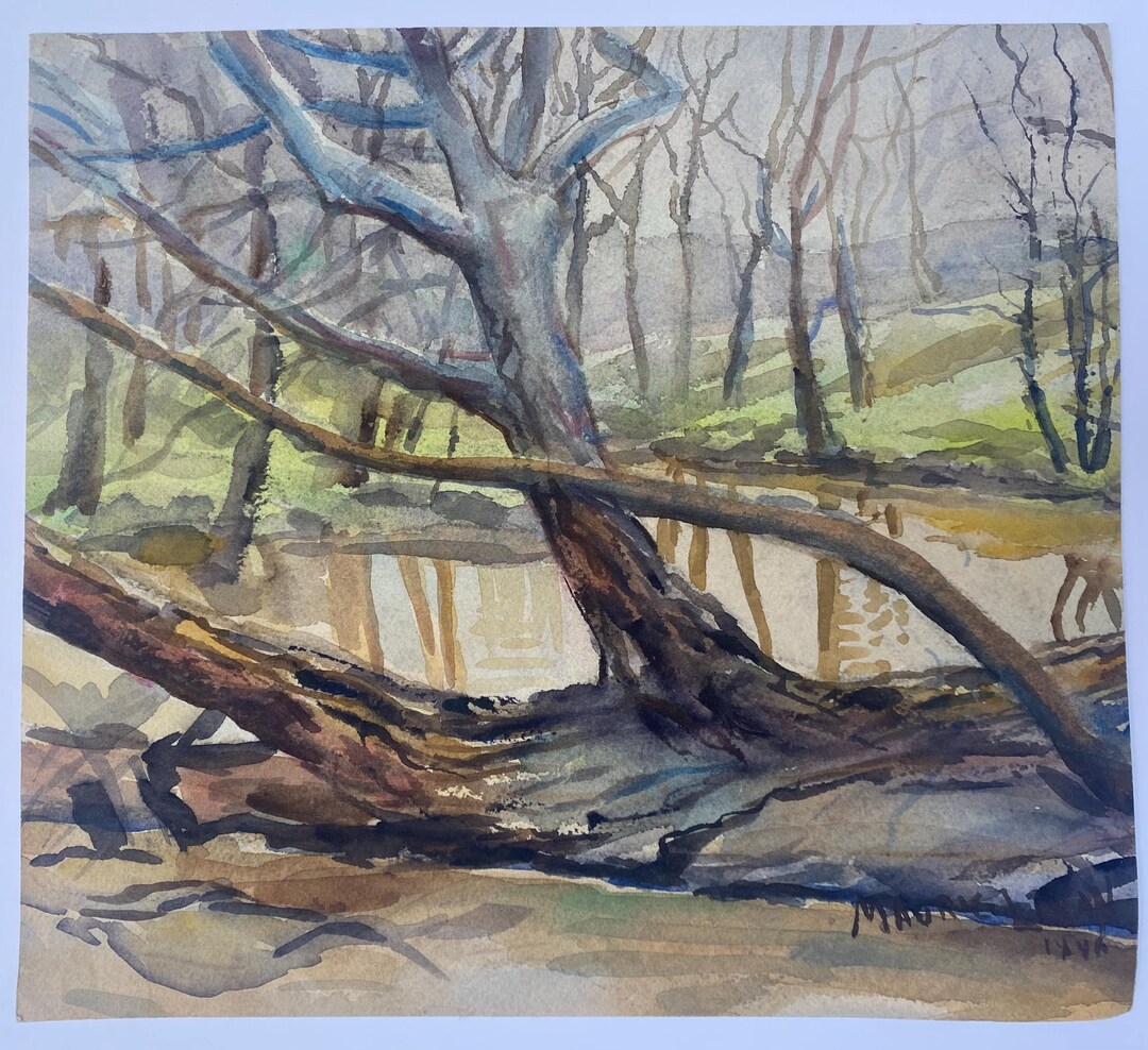 Maurice Logan (1886-1977) Watercolor Painting Landscape - Etsy