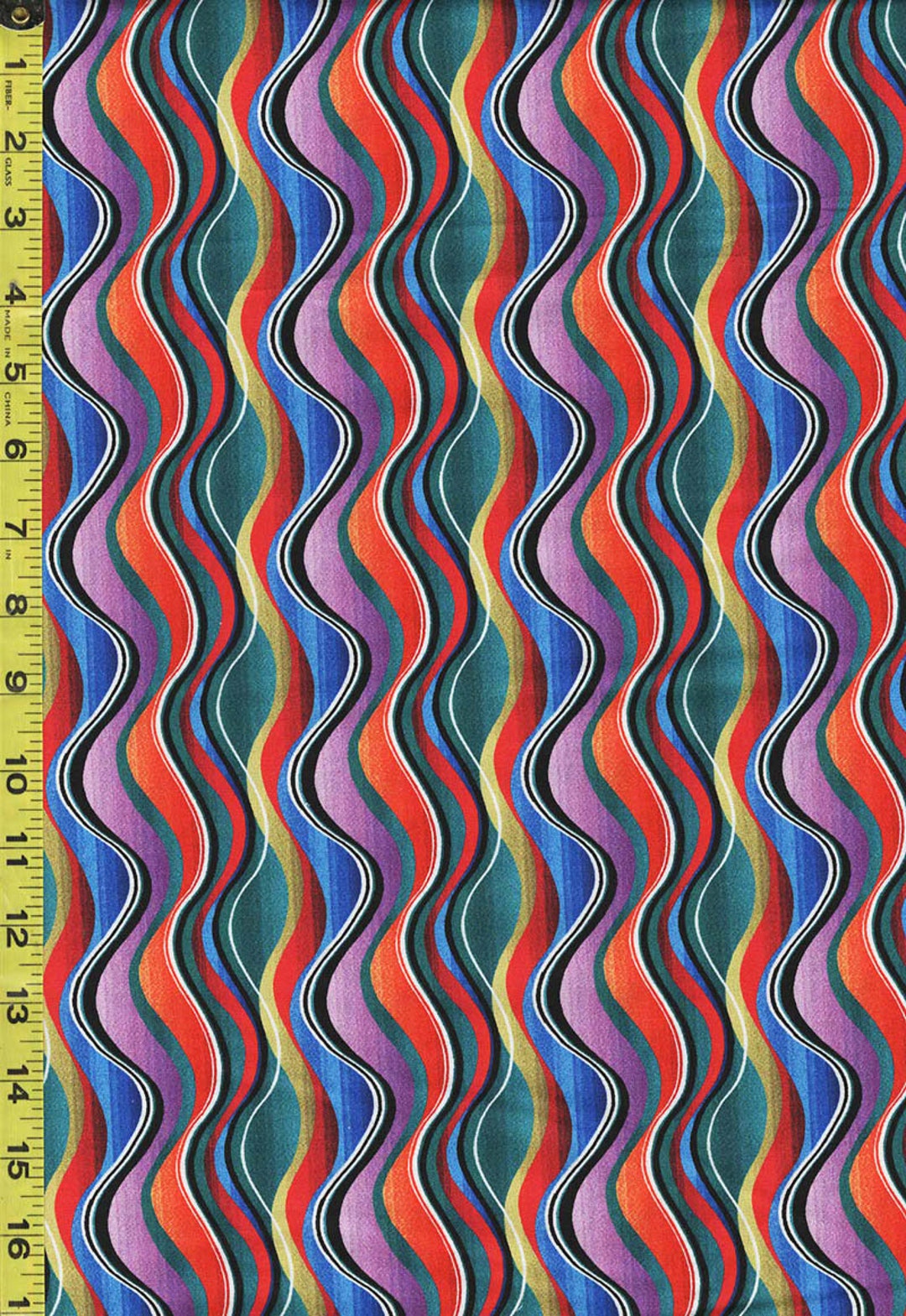 Tropical SEASON of the SUN Wavey Stripe 13196-99 - Etsy