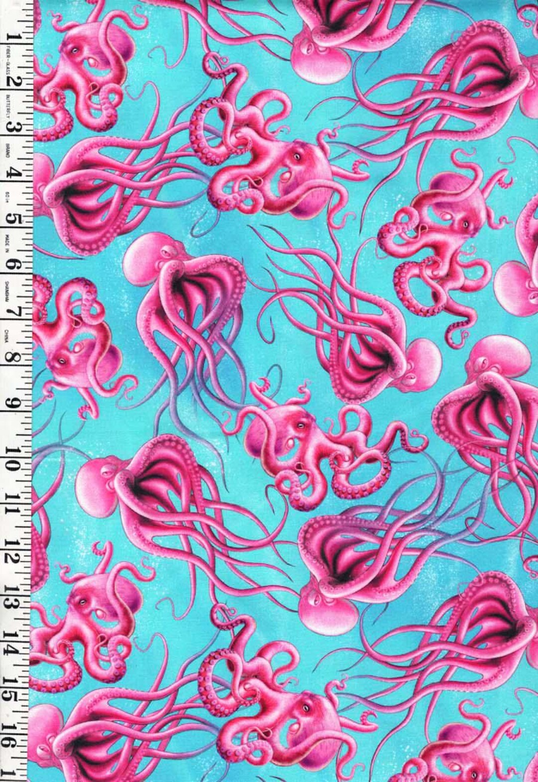 Tropical - Jewels of the Sea - Squid Pro Quo - DDC11491-AQUA - by the ...