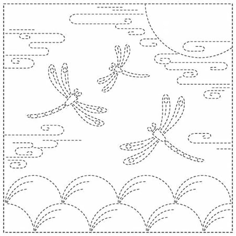 Sashiko Dragonfly - Etsy