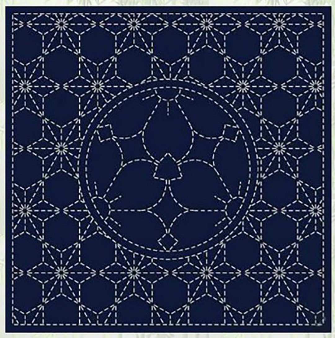 HF1115-22C - Yama-zakura (mt. Cherry Tree) & Asanoha - QH Textiles ...