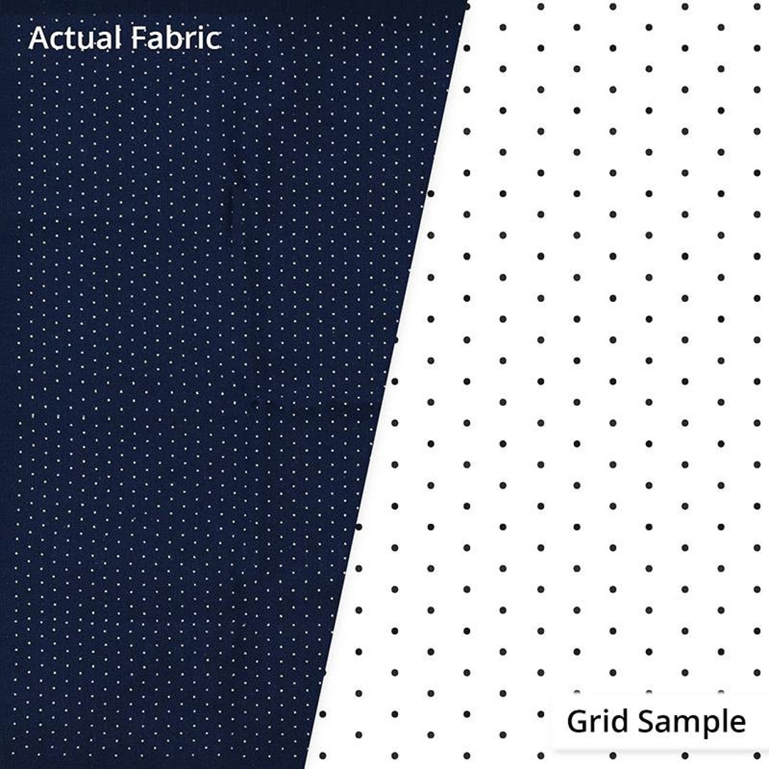 Sashiko Design Cloth - Pre-printed DIAGONAL Dotted Grid for Hitomezashi ...