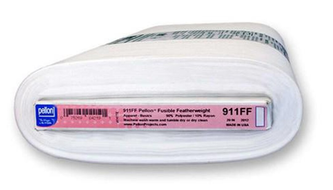 Interfacings & Stabilizers - Pellon Feather Weight - Single-sided Fusible - 911FF - White - ON ...