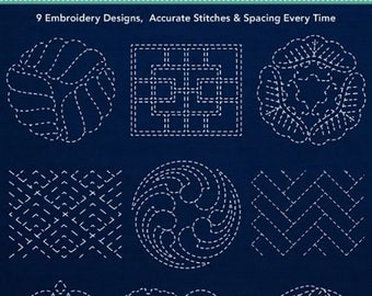 Sashiko Stencils Crests Borders Classic Motifs Includes - Etsy