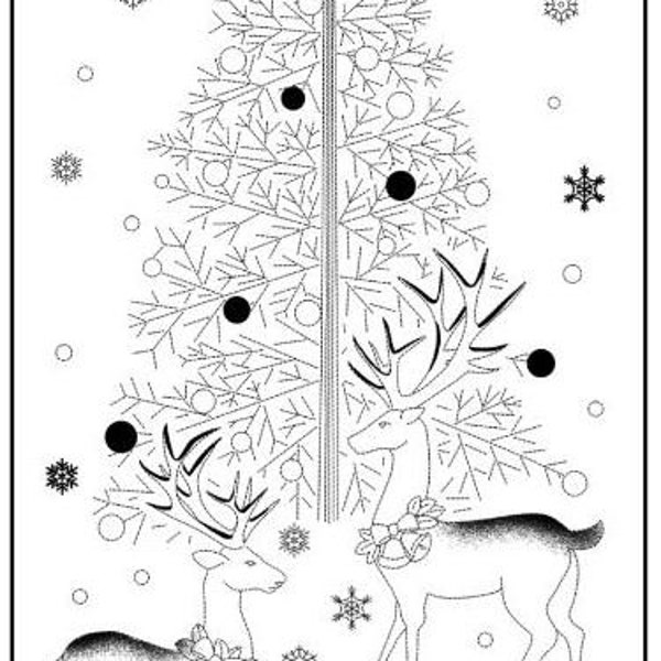 Sashiko Tree - Etsy